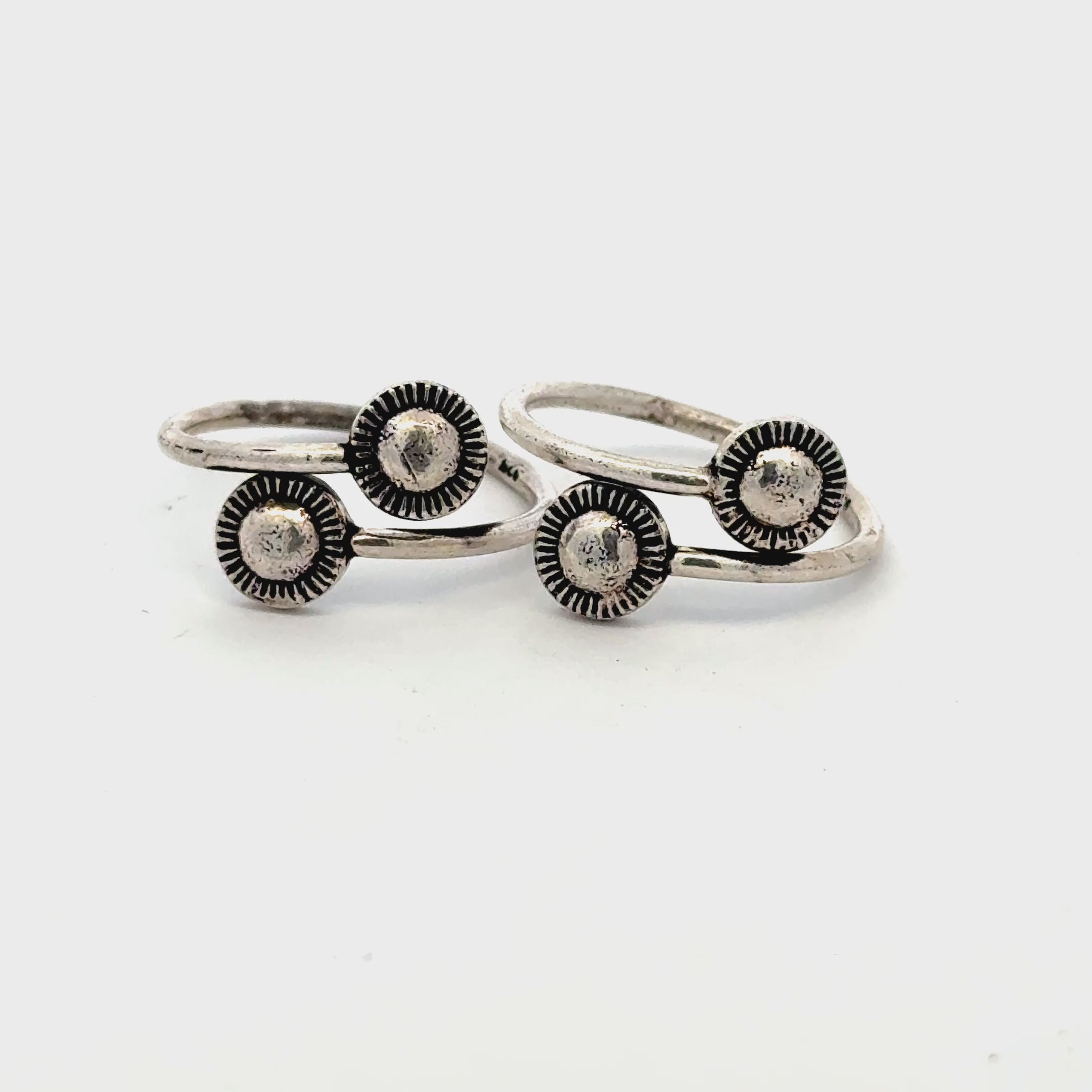 Antique Ball Toe Rings – Yaara Silvers